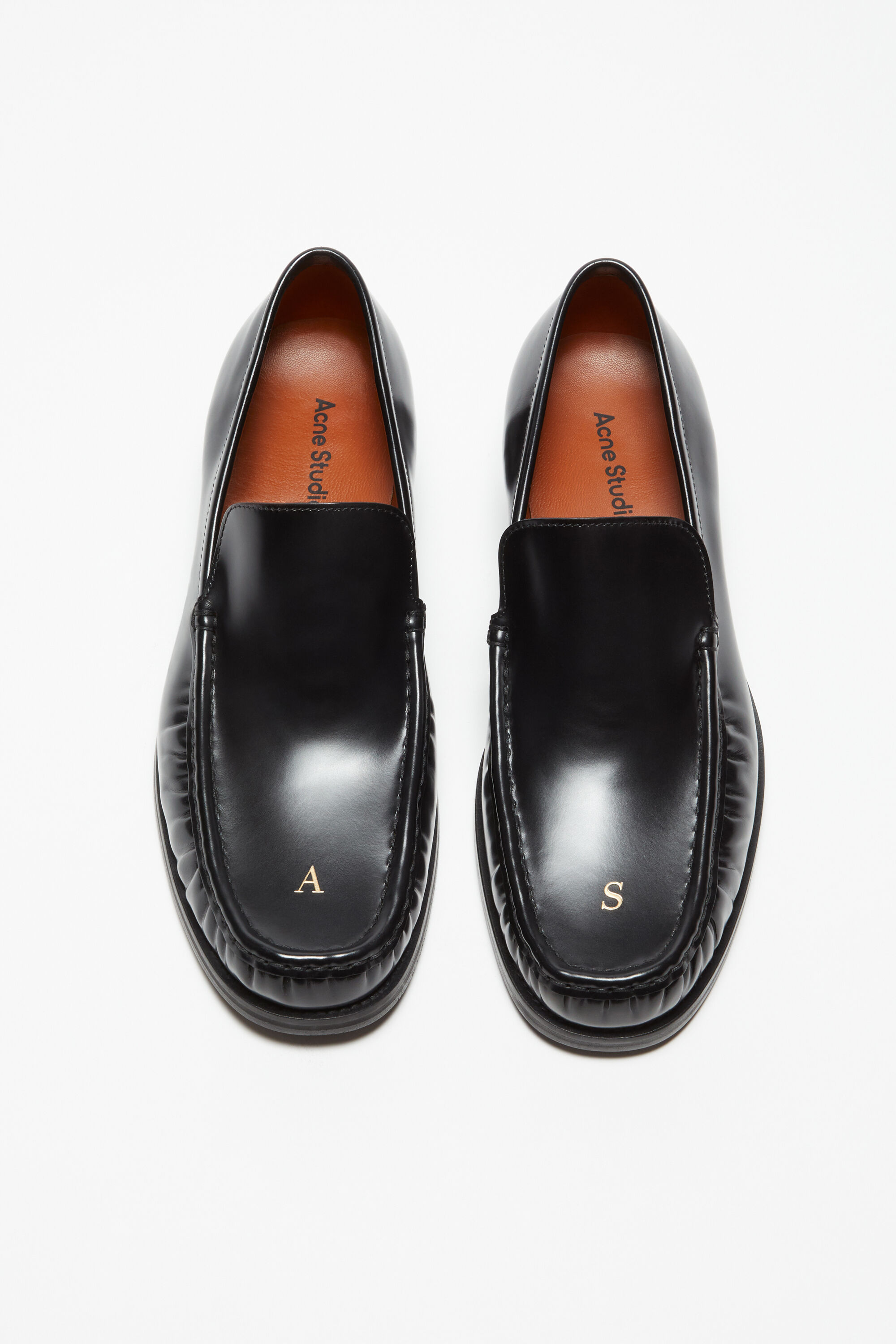 Acne Studios - Leather loafers - Black