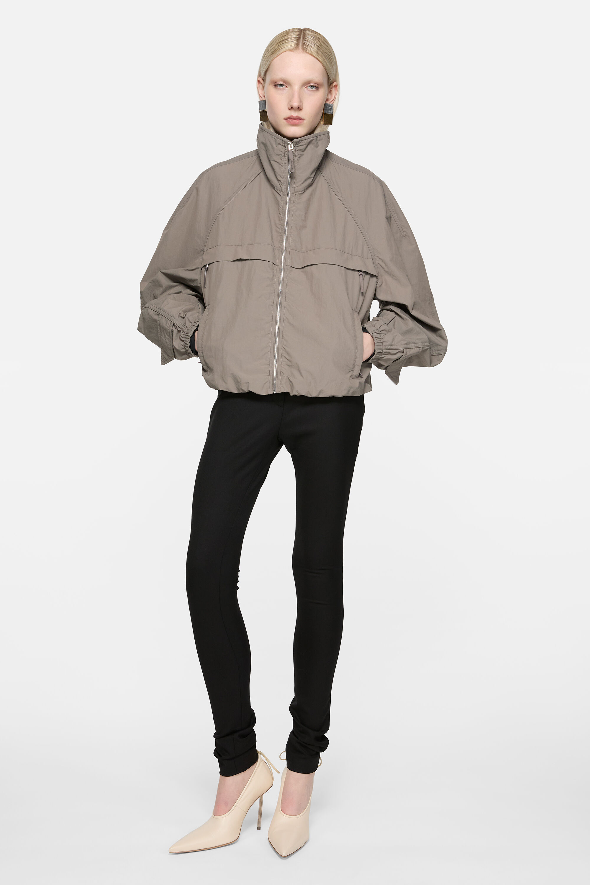 Acne Studios - Nylon Jacket - Mud grey