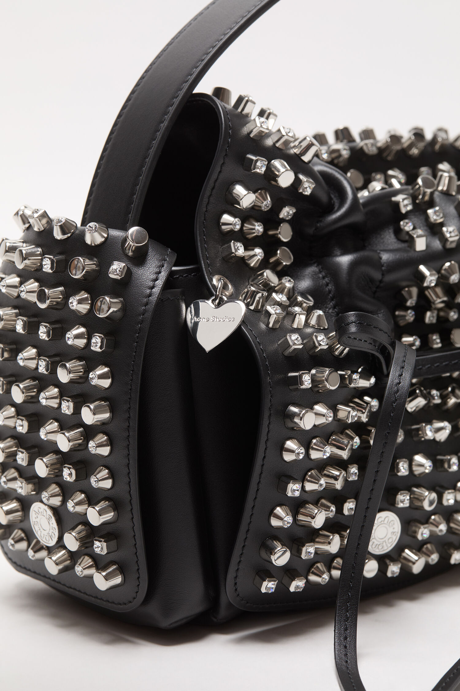 Acne Studios - Multipocket studs shoulder bag - Black