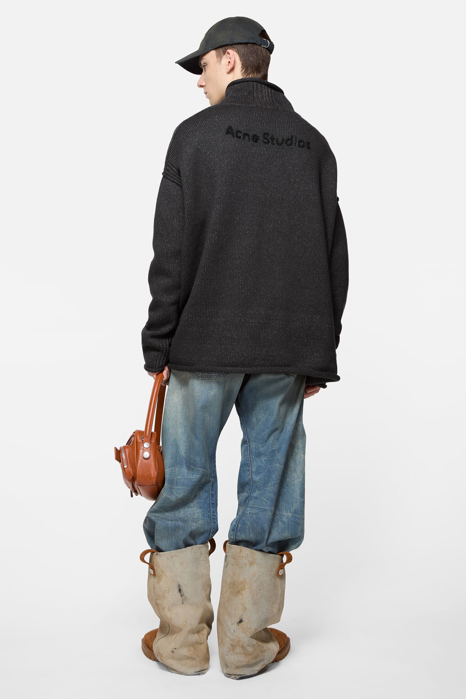 Acne Studios - Logo sweater - Charcoal Grey