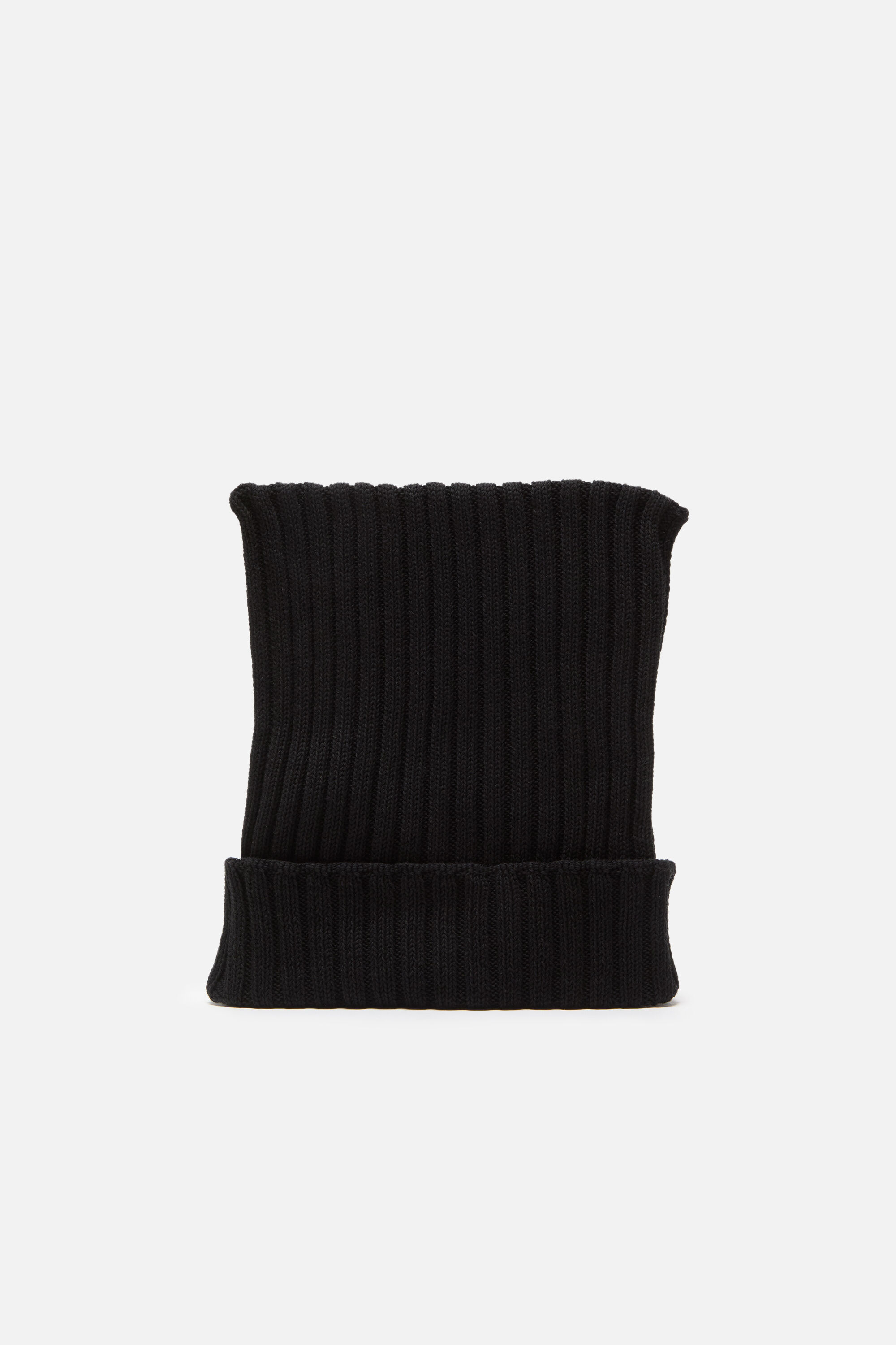 Acne Studios - Ribbed square beanie - Black