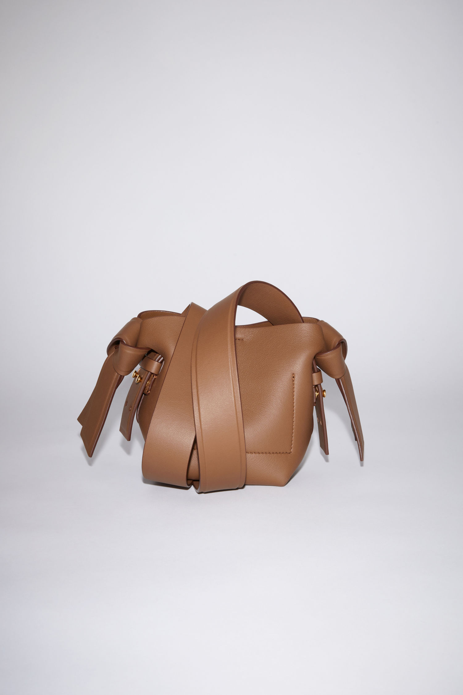 Acne Studios - Micro leather bag - Camel brown